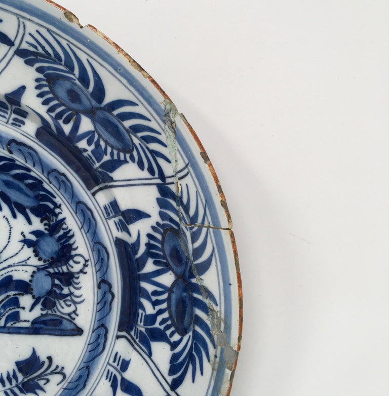 Hand Painted Italian Deruta Pottery Bowl at 1stDibs