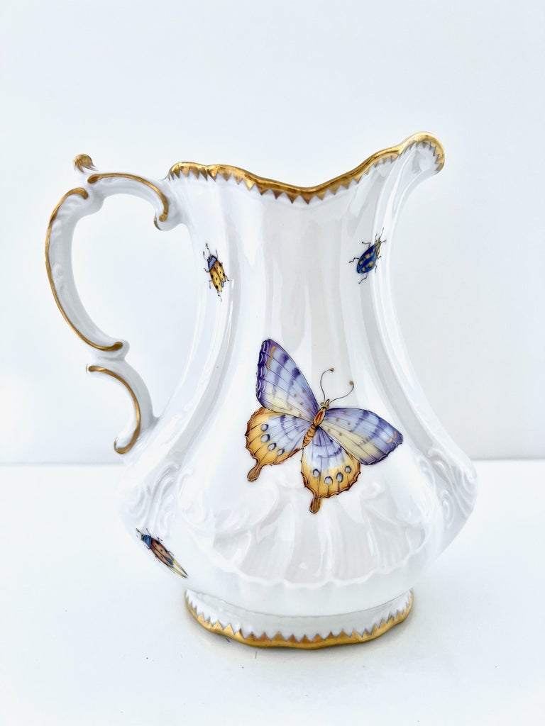 Hand Painted Porcelain Vase Designed by Anna Weatherley For Sale at 1stDibs