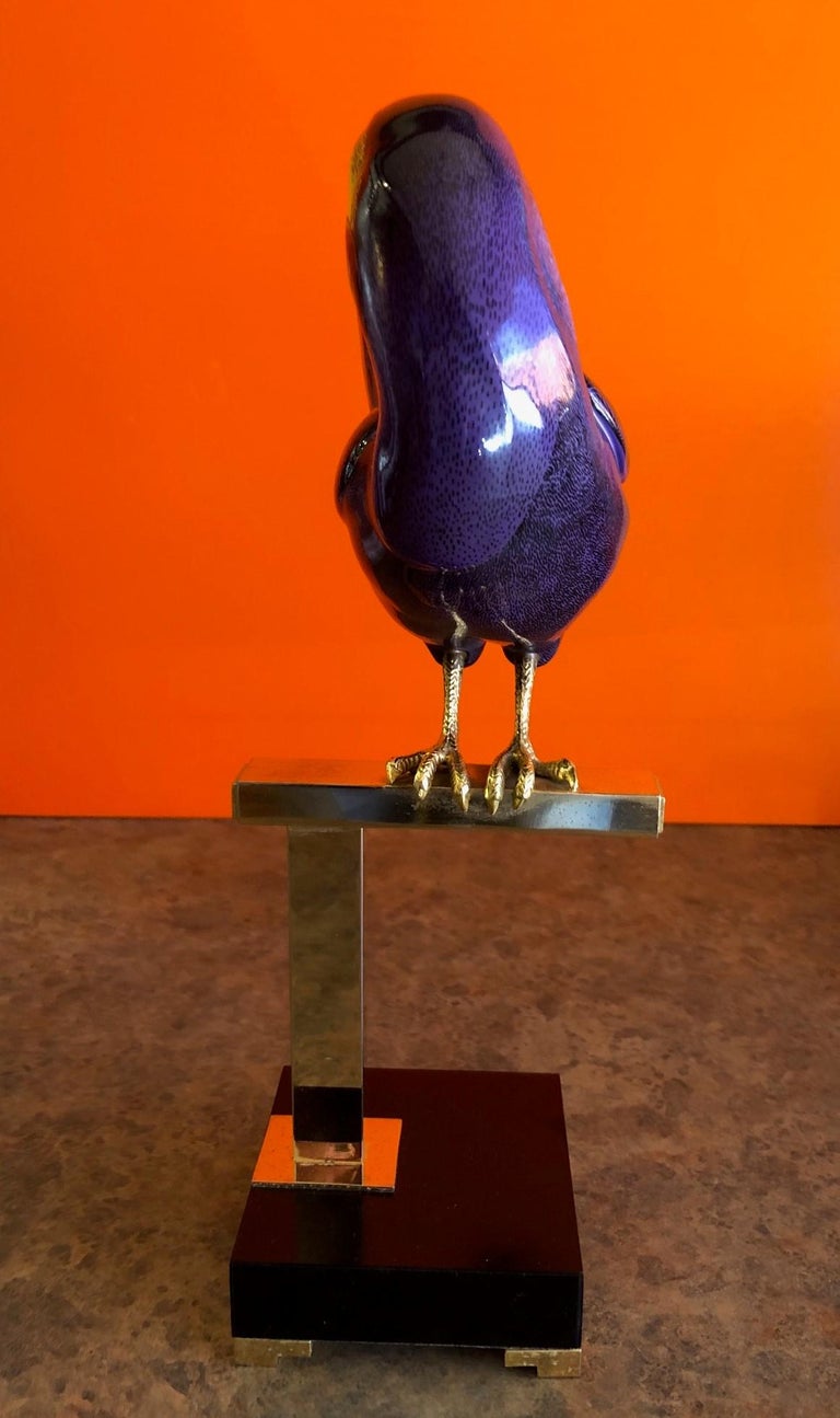 Hand Painted Stylized Toucan Sculpture by Giulia Mangani for Oggetti at ...