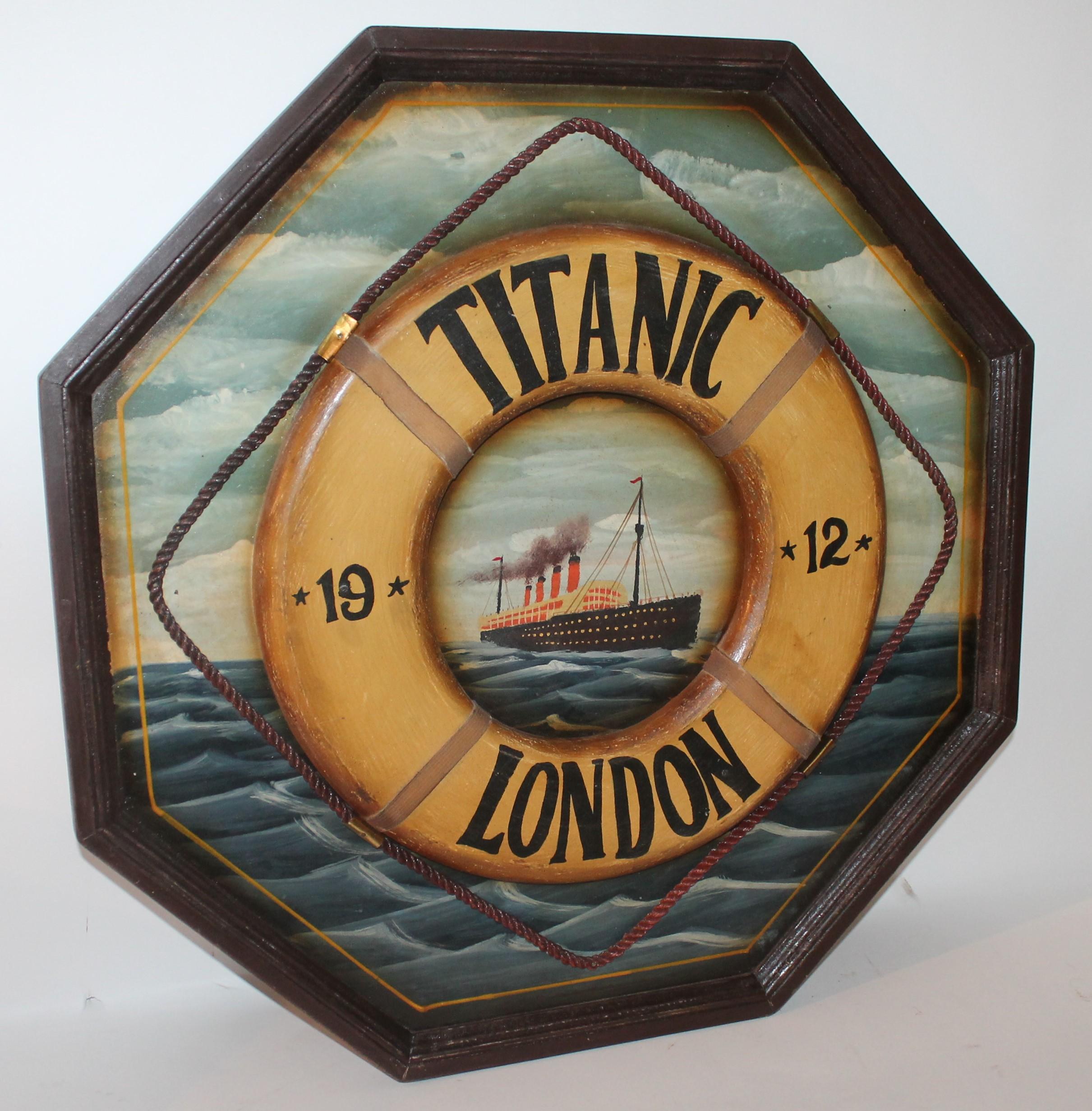 Hand Painted Titanic Trade Sign, 1912 at 1stDibs | titanic hand ...