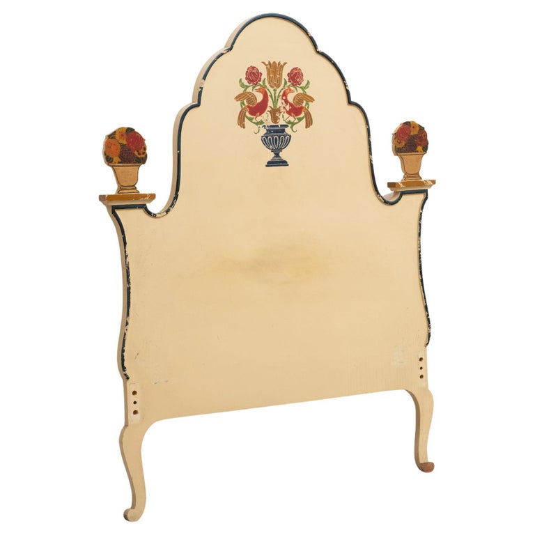 Hand Painted Traditional Spanish Style Headboard, circa 1940 at 1stDibs