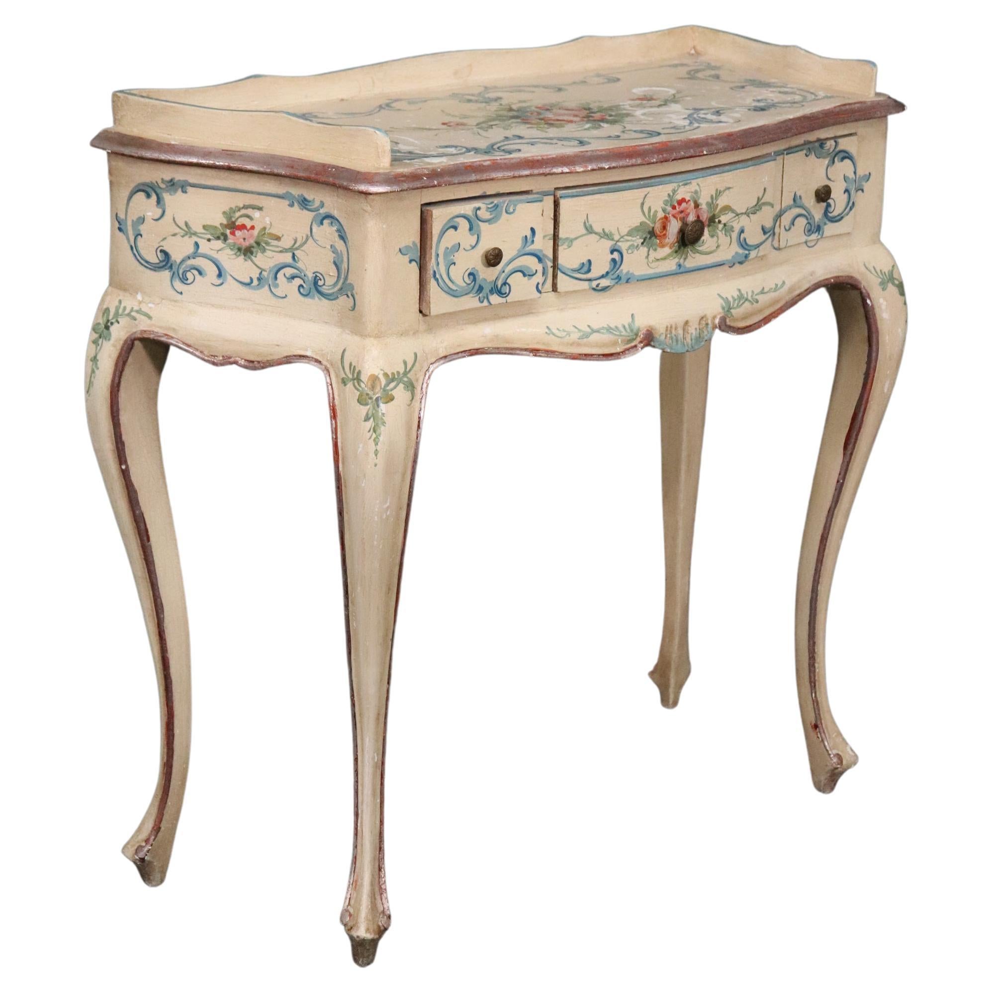 Hand-Painted Venetian Italian Ladies Vanity Circas 1920s at 1stDibs