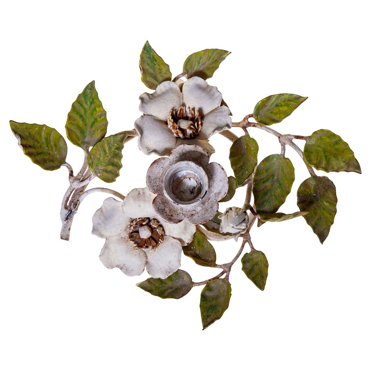 Exquisite Jay Strongwater Tall Undulating Leaves Enameled Metal ...