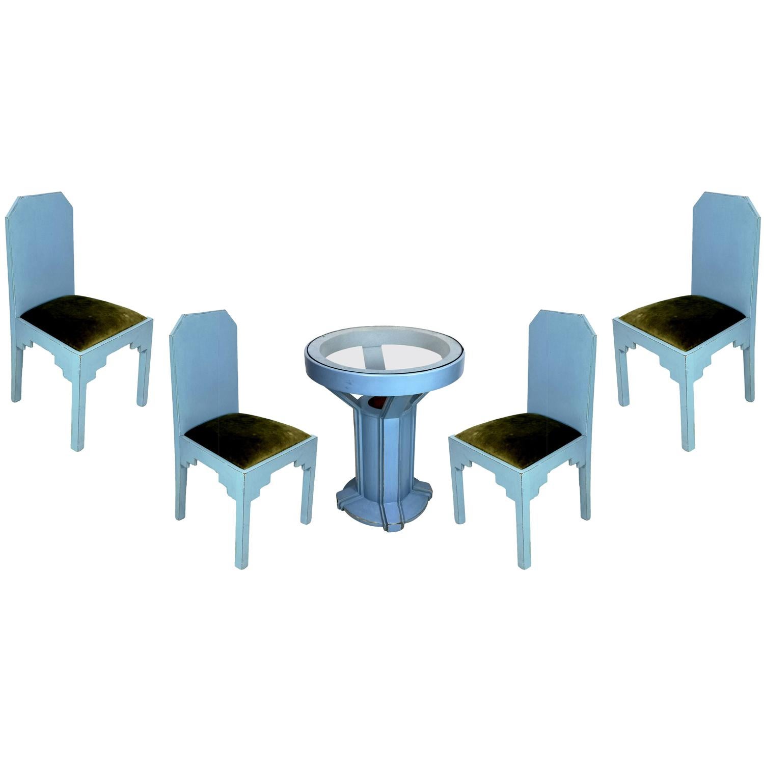 Art Deco Dining Room Sets - 96 For Sale at 1stDibs | art deco dining ...
