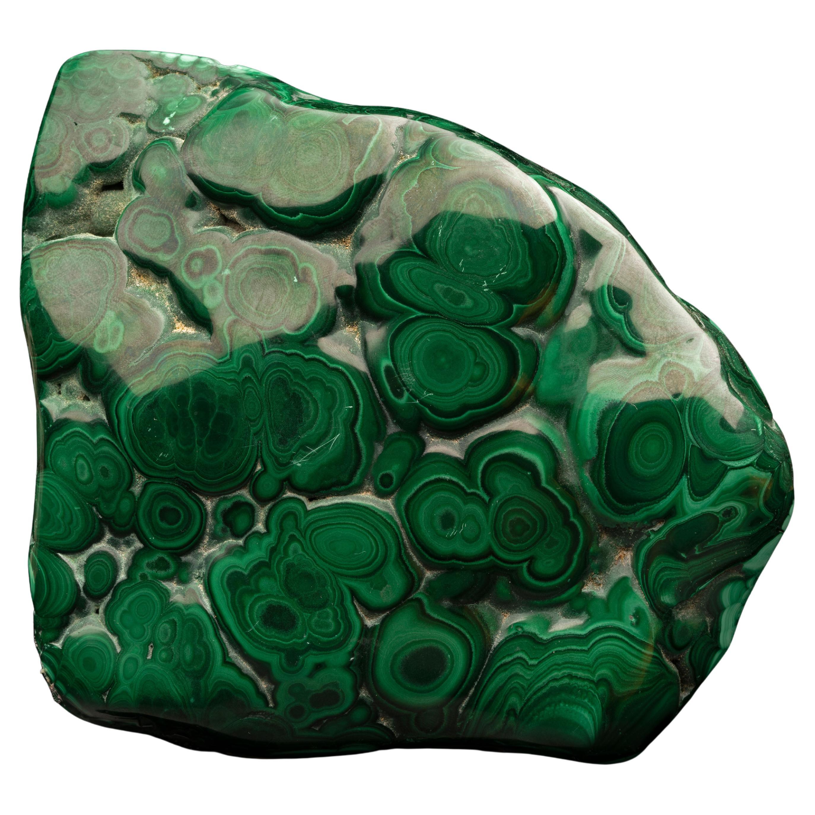 Hand-Polished Genuine Natural Malachite Freeform // 4 Lb For Sale at ...