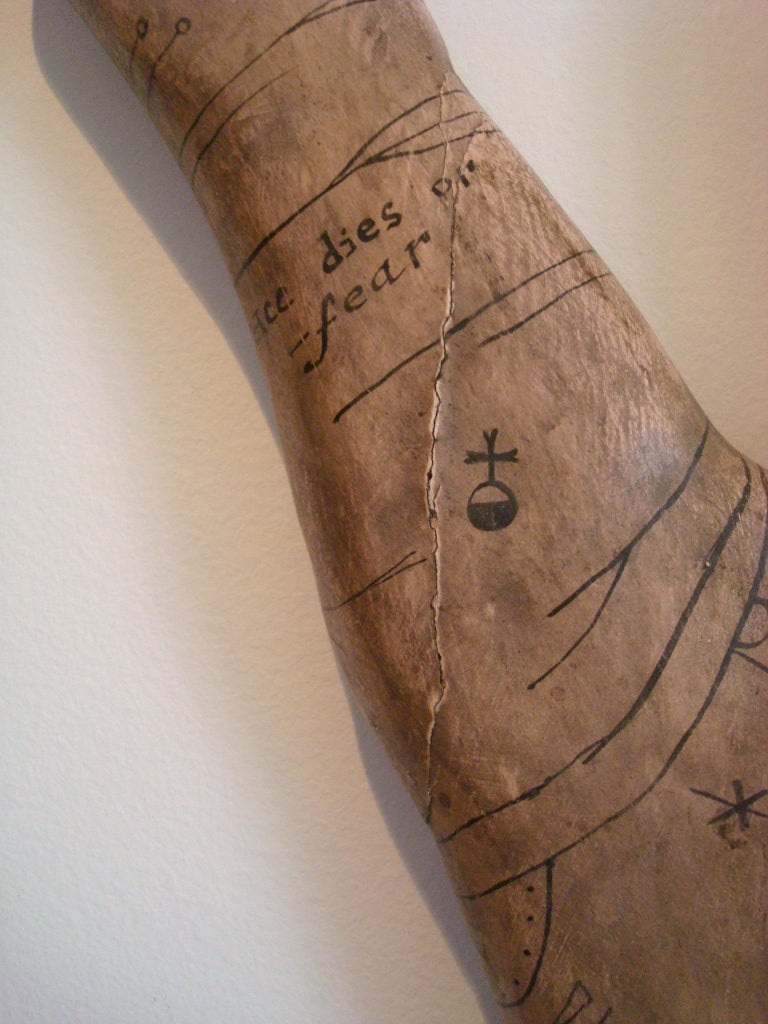 Hand Reading / Palmistry Folk Art Wooden Sign, 1900s at 1stDibs