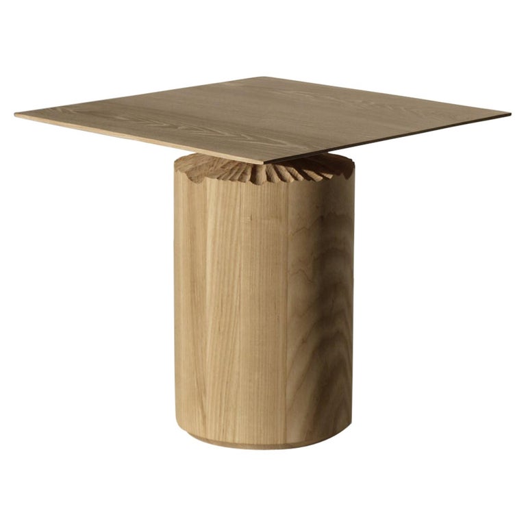 Hand-Sculpted Ash Table by Sanna Völker For Sale at 1stDibs