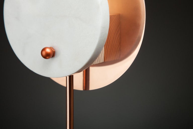 Hand-Sculpted Onyx Table Lamp, Stoned Sun at 1stDibs