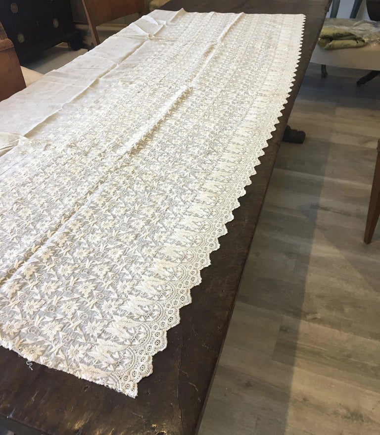 Hand-Sewn French Lace, Needlework, 18th-19th Century at 1stDibs