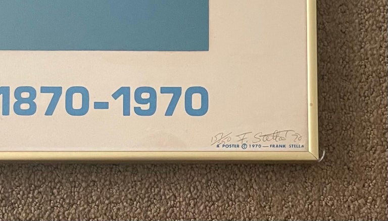 Hand Signed Ltd Edition Serigraph "MOMA 1870-1970 Centennial" by Frank ...