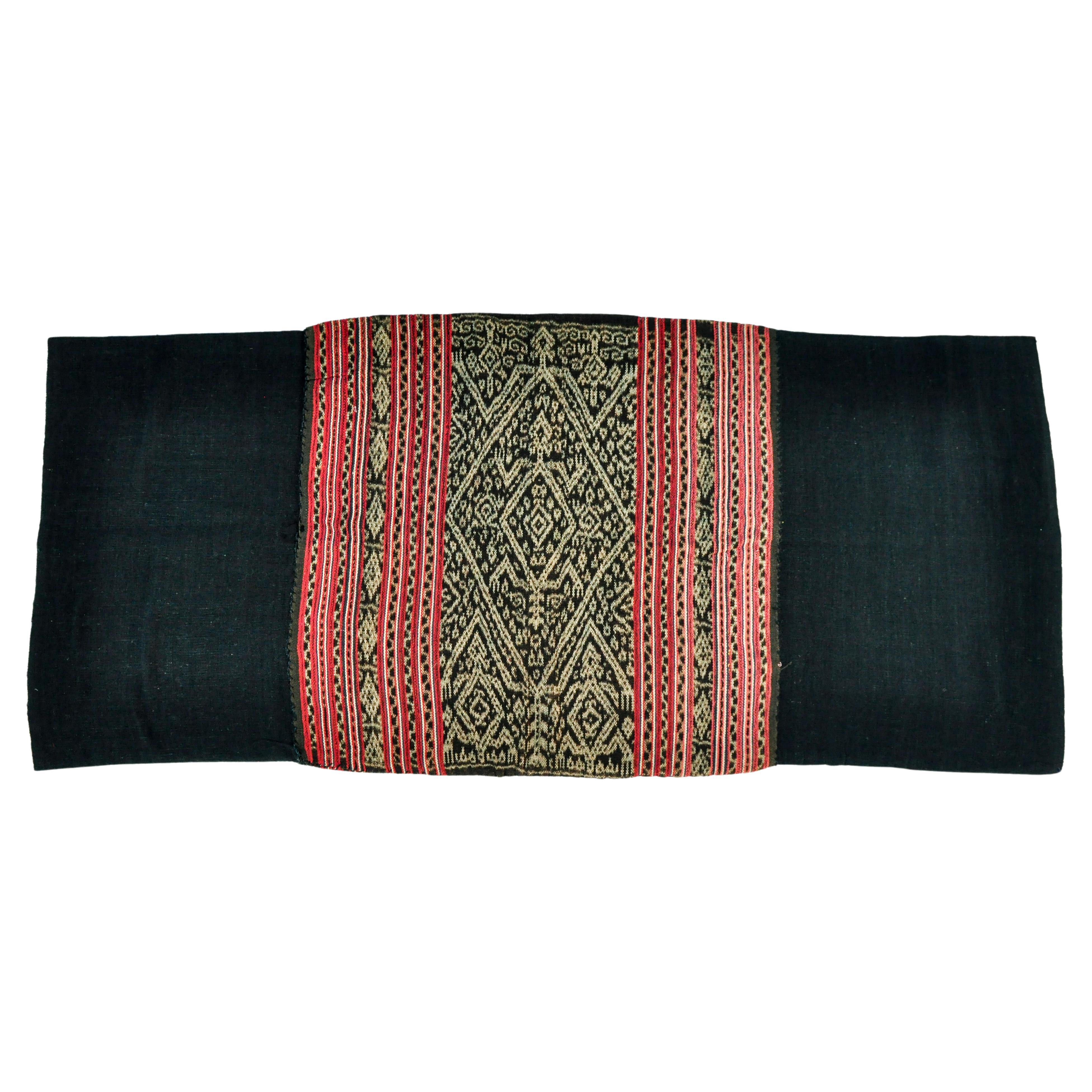 Vintage Handspun Cotton Ikat, Uncut Warp, Lembata, Indonesia, Mid-20th ...