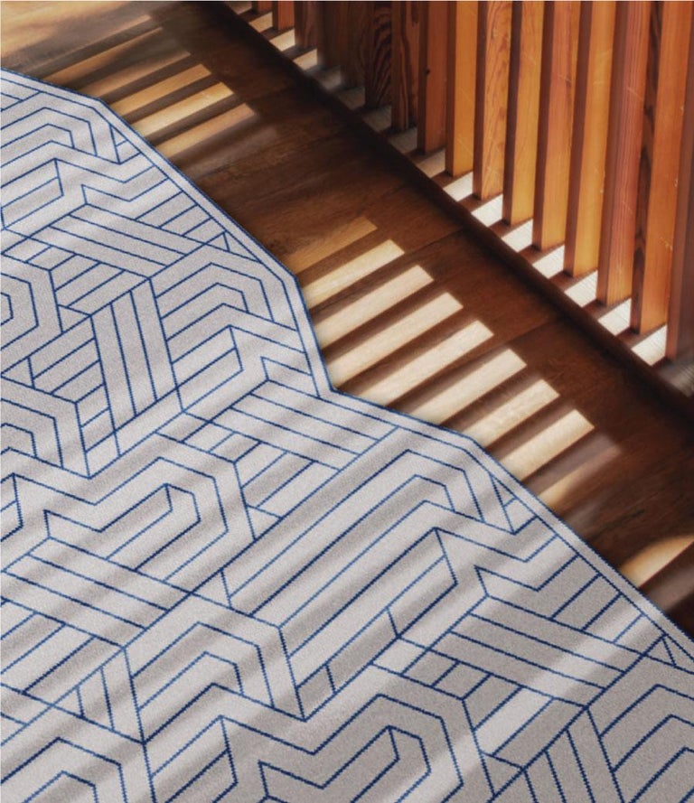 Hand Tufted Hidden Hallways Rug by Spacewarp For Sale at 1stDibs
