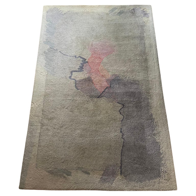 Hand-tufted Low Pile Designer Wool Rug with Modern Abstract Style For ...