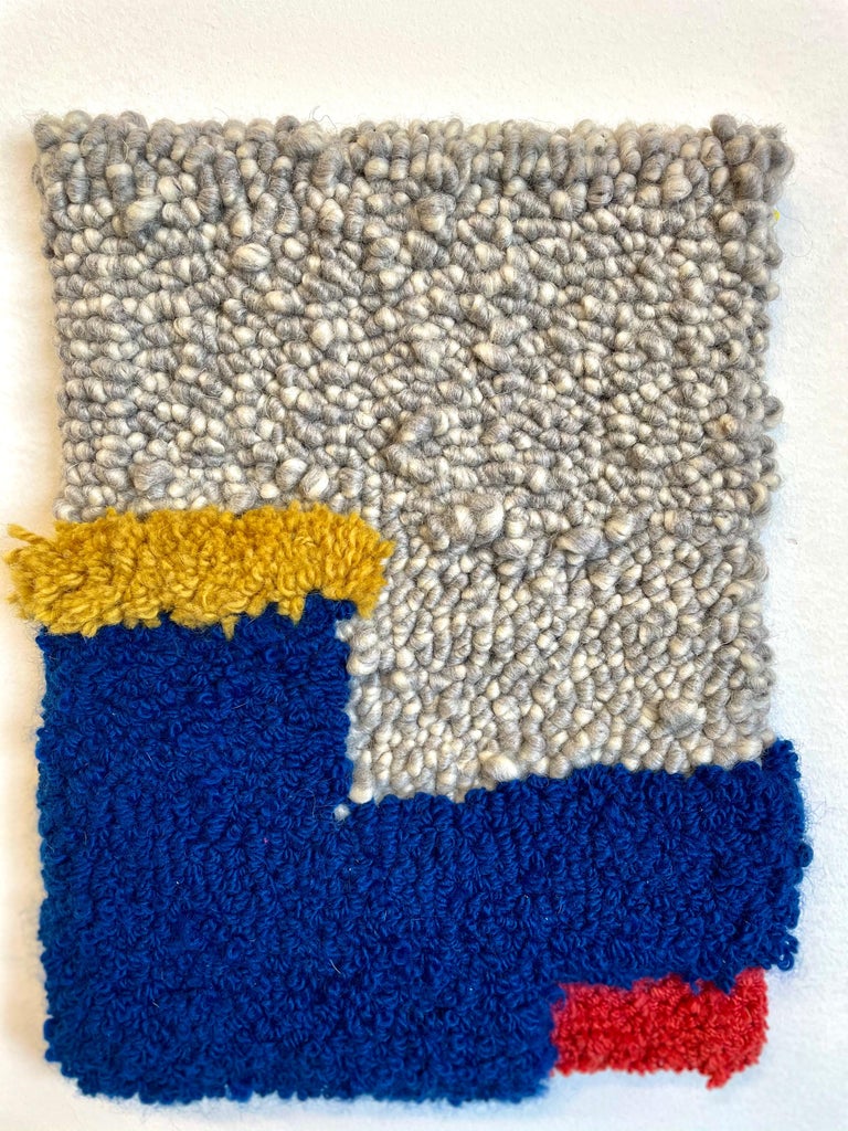 Hand-Tufted Wall Hanging Minimalist Geometric Landscape Tufted Rug For ...