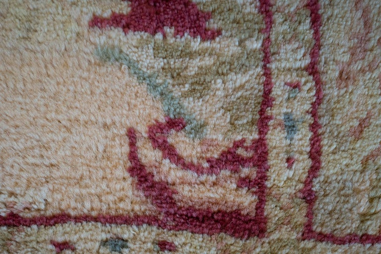 Handwoven Axminster Inspired Rug For Sale at 1stDibs