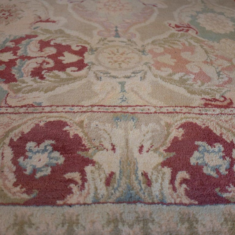 Handwoven Axminster Inspired Rug For Sale at 1stDibs
