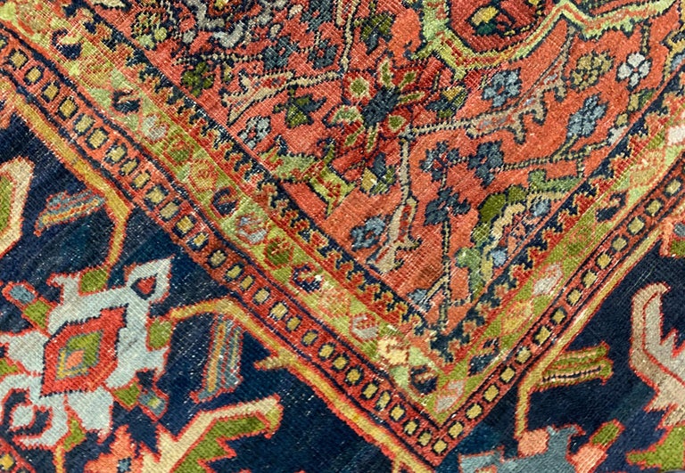 Hand Woven Wool Area Rug Traditional Oriental Rust Carpet For Sale at ...