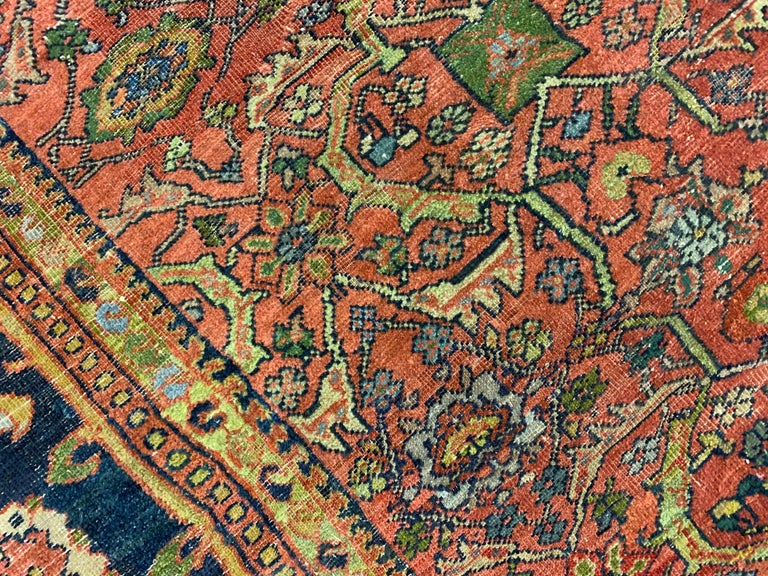 Hand Woven Wool Area Rug Traditional Oriental Rust Carpet For Sale at ...