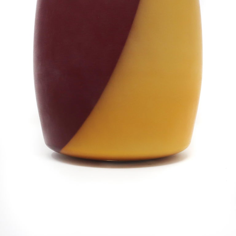 Handblown Two Tone Glass Vase by Ivan Baj for Arcade at 1stDibs