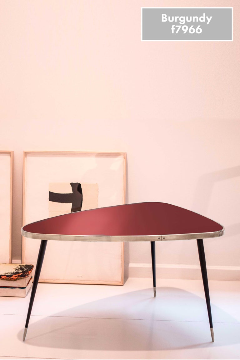 Handcraft Side Table Organic Shape Steel Contour 5 Color 2 Height ...