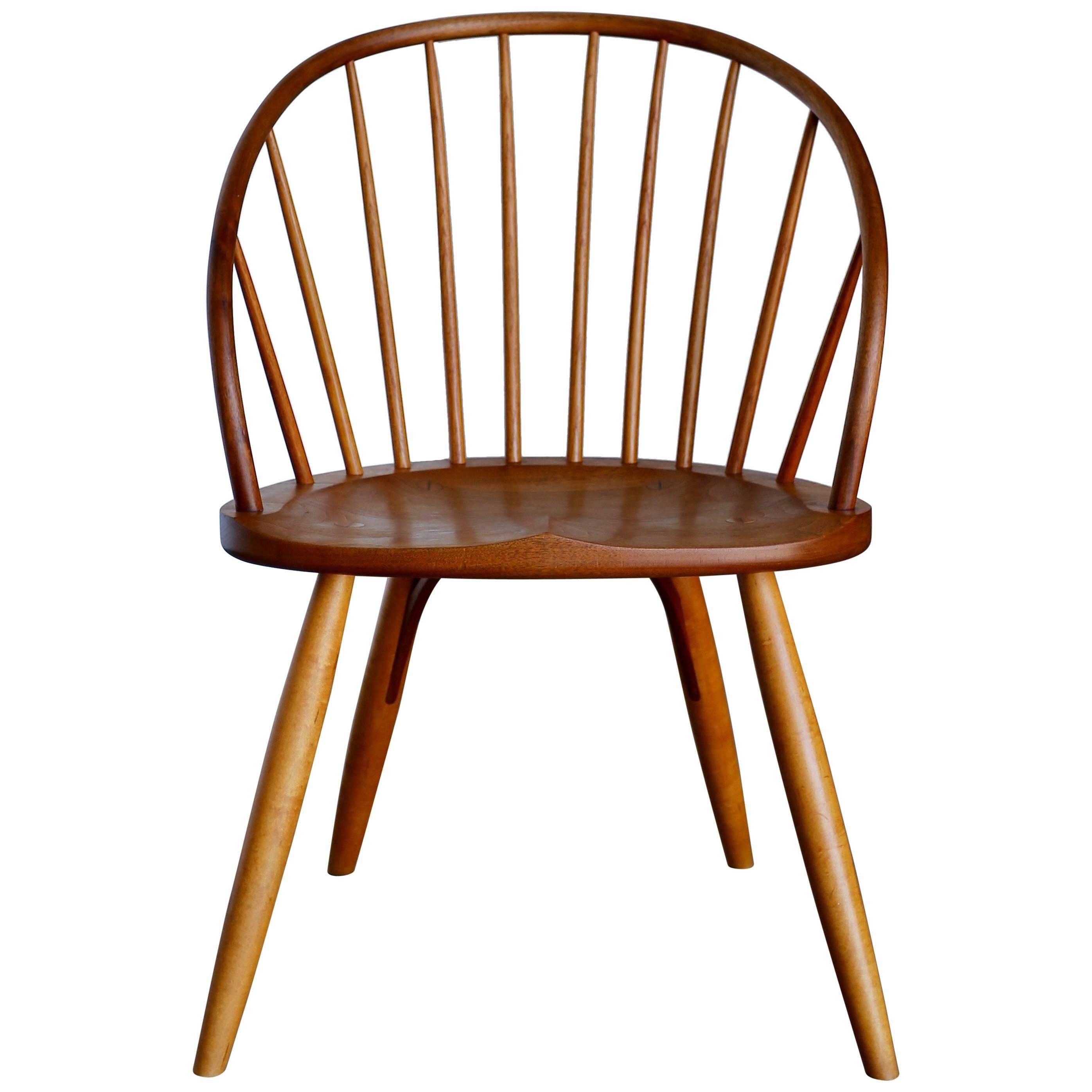 Handcrafted Bow Back Chair by John Onstine at 1stDibs