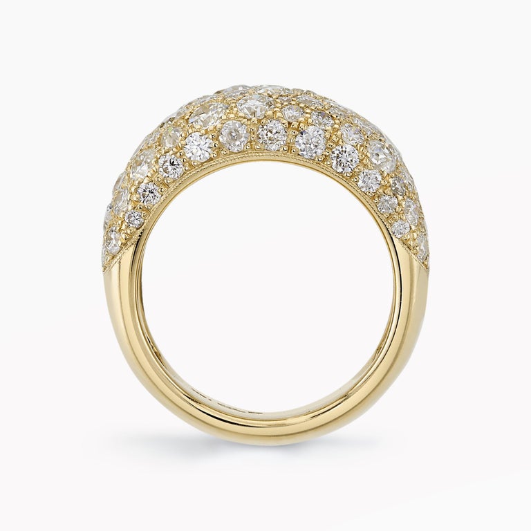 Handcrafted Cobblestone Sienna Diamond Band by Single Stone For Sale at 1stDibs