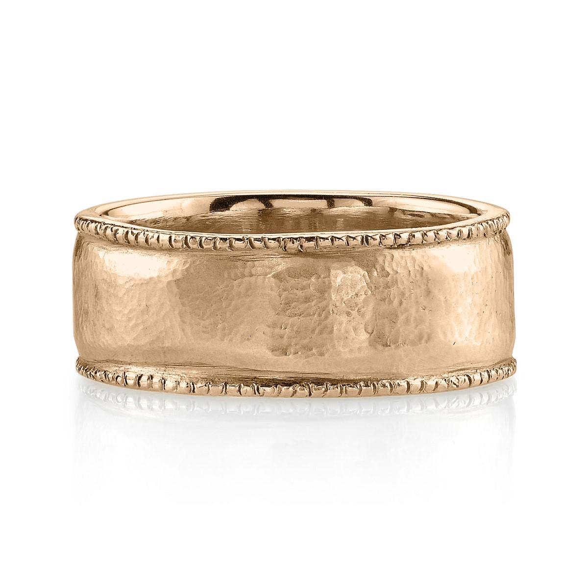Customizable Handcrafted Constantine 18K Gold Men's Band by Single ...