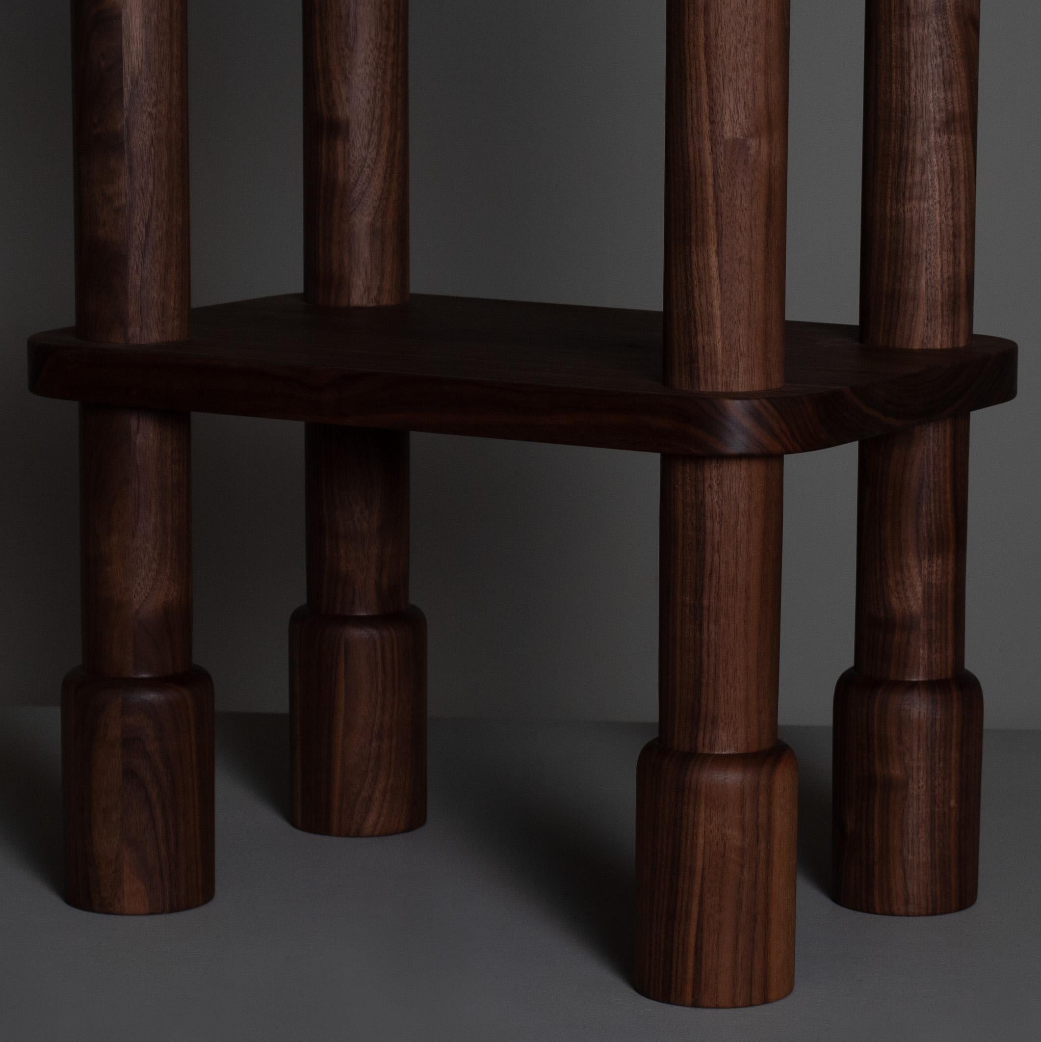 Handcrafted Contemporary Walnut Night Stand For Sale at 1stDibs