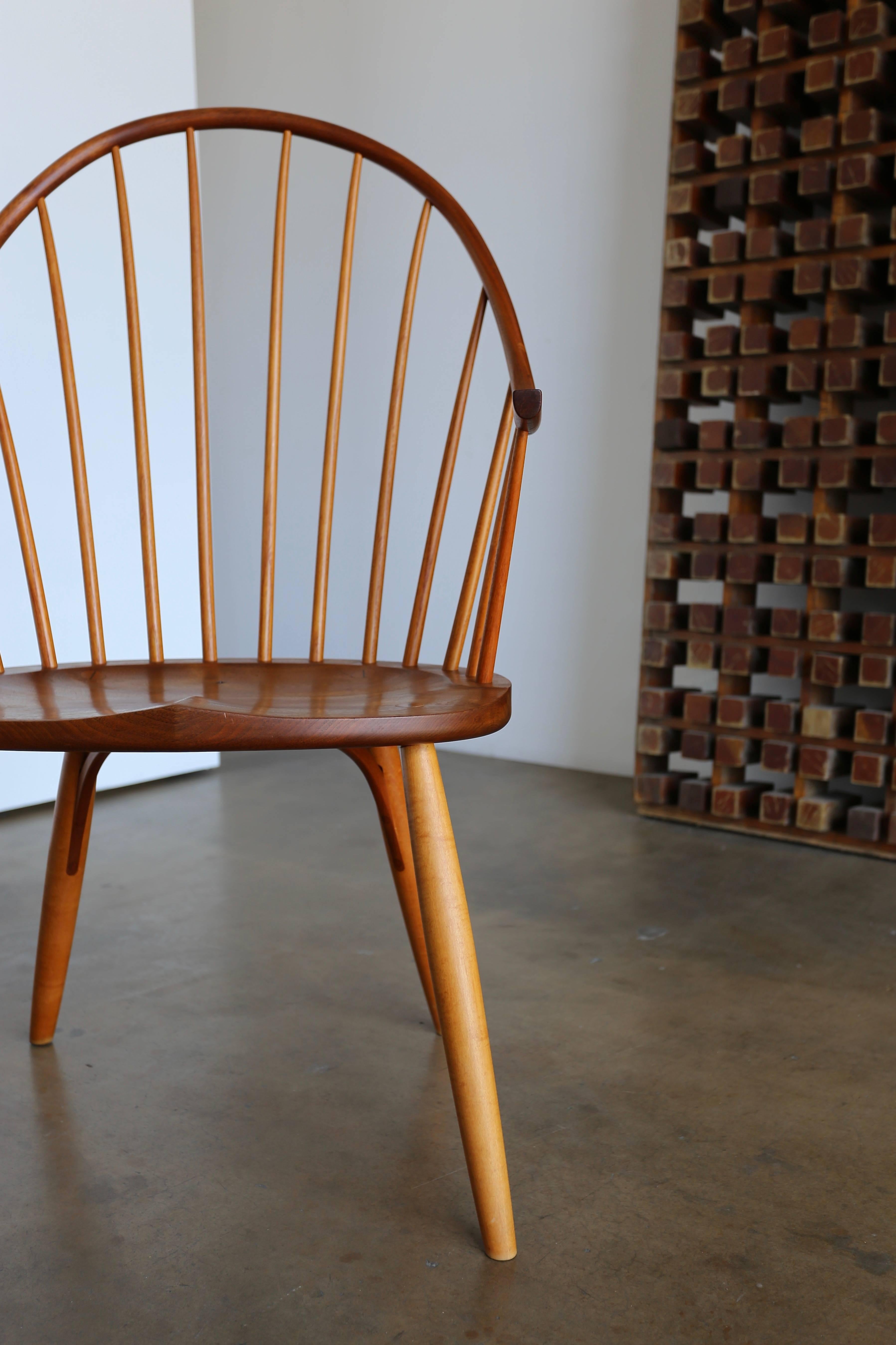 Handcrafted Continuous Armchair by John Onstine For Sale at 1stDibs