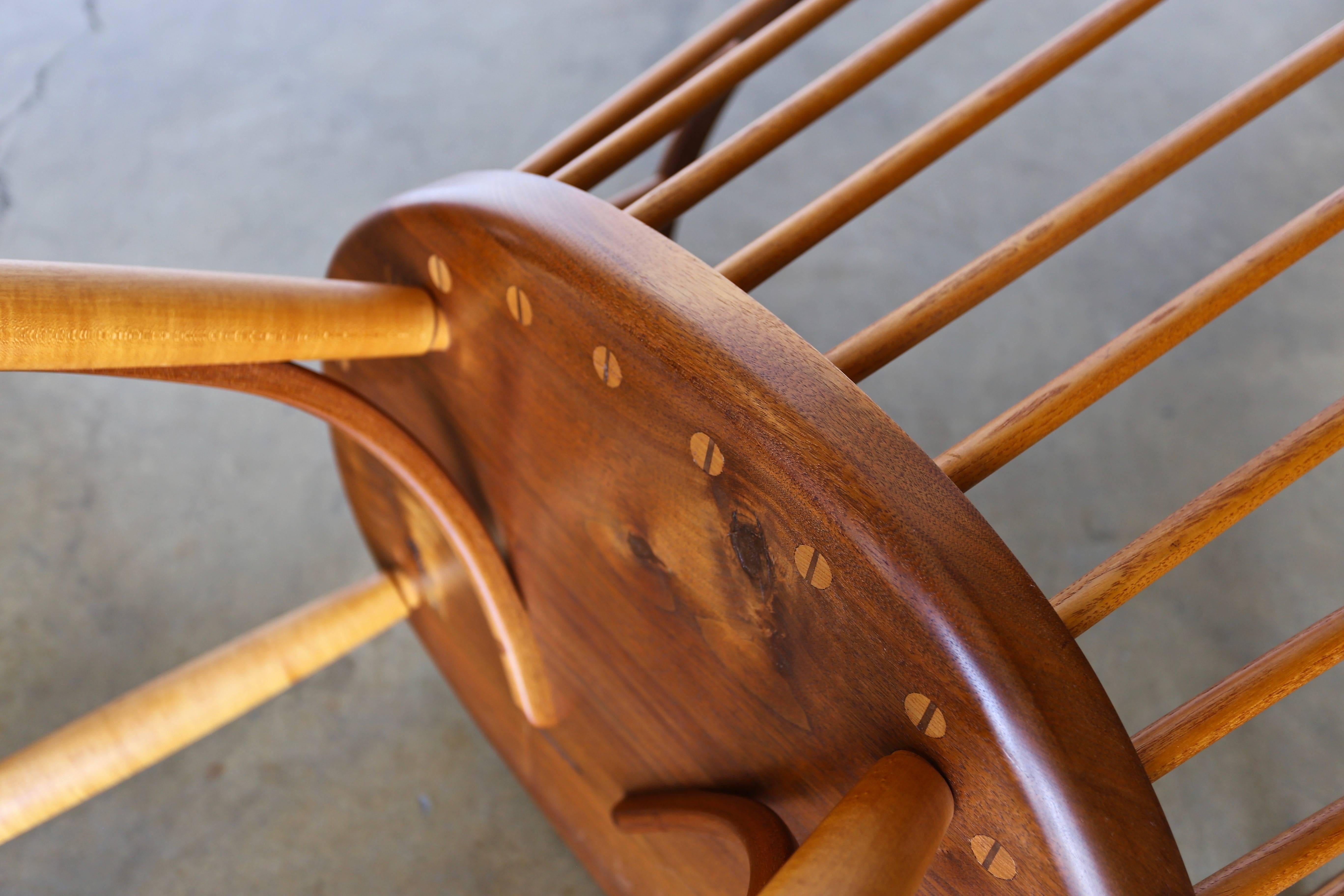 Handcrafted Continuous Armchair by John Onstine For Sale at 1stDibs