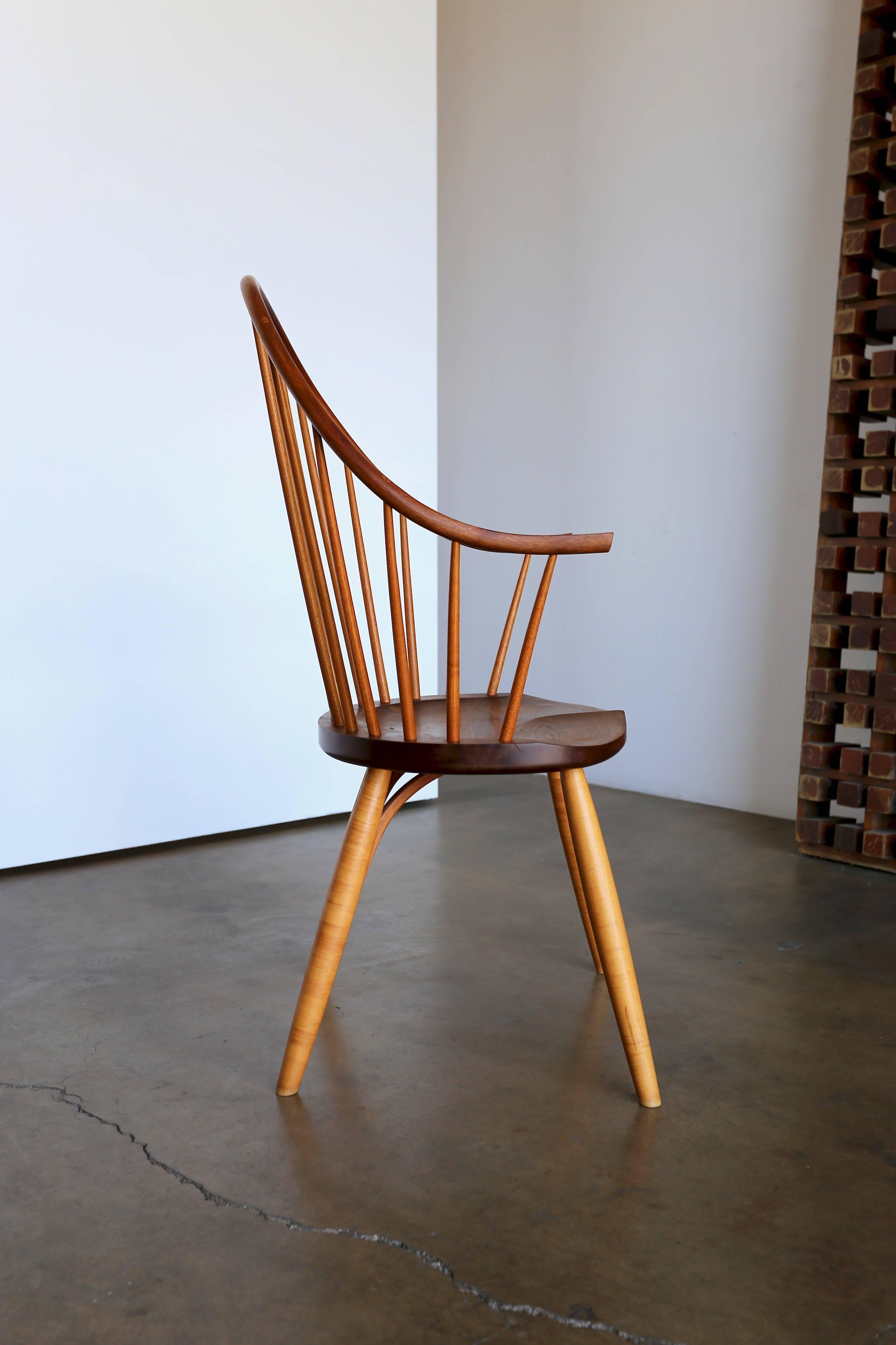 Handcrafted Continuous Armchair by John Onstine For Sale at 1stDibs