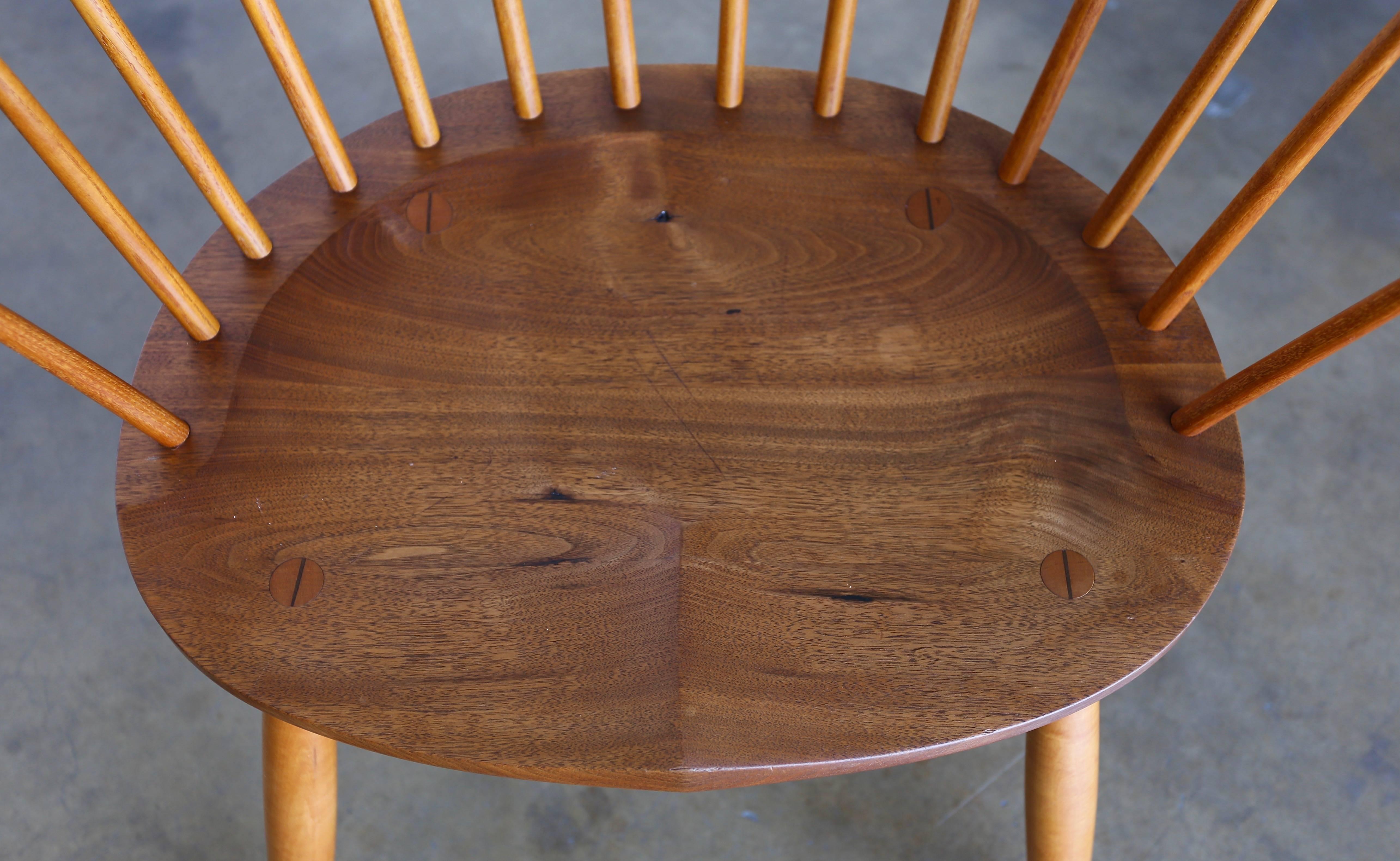 Handcrafted Continuous Armchair by John Onstine For Sale at 1stDibs