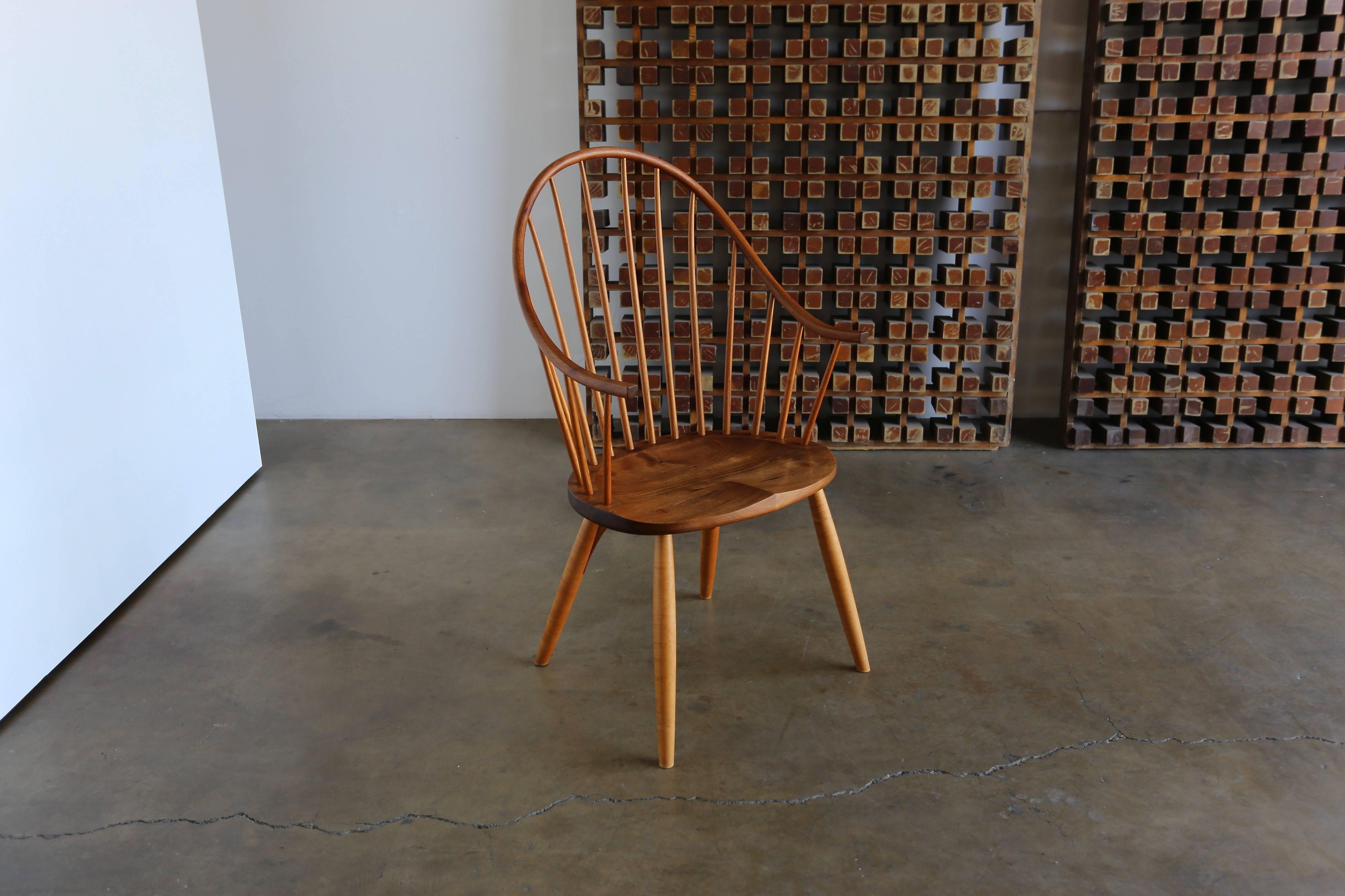 Handcrafted Continuous Armchair by John Onstine For Sale at 1stDibs