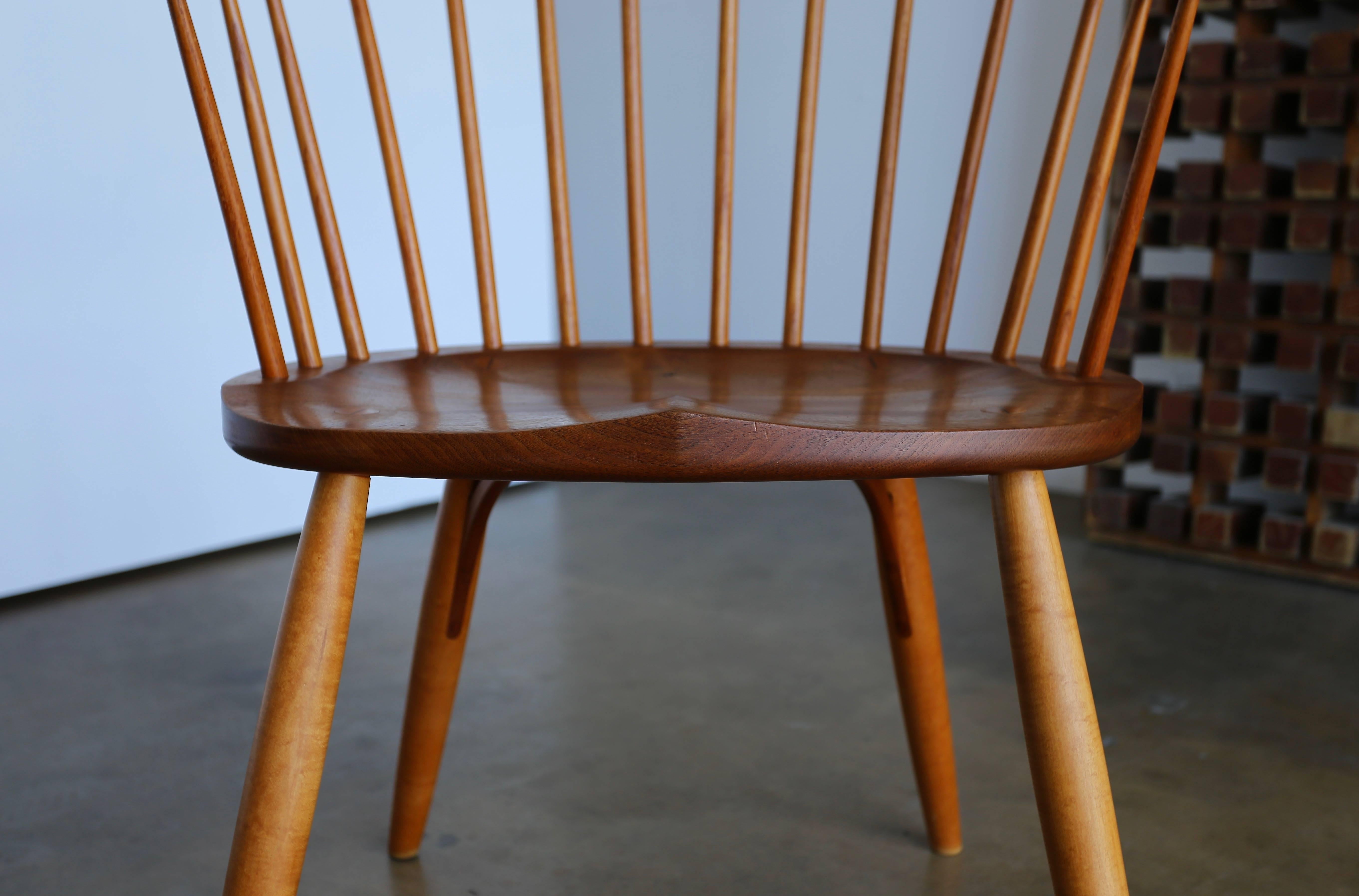 Handcrafted Continuous Armchair by John Onstine For Sale at 1stDibs