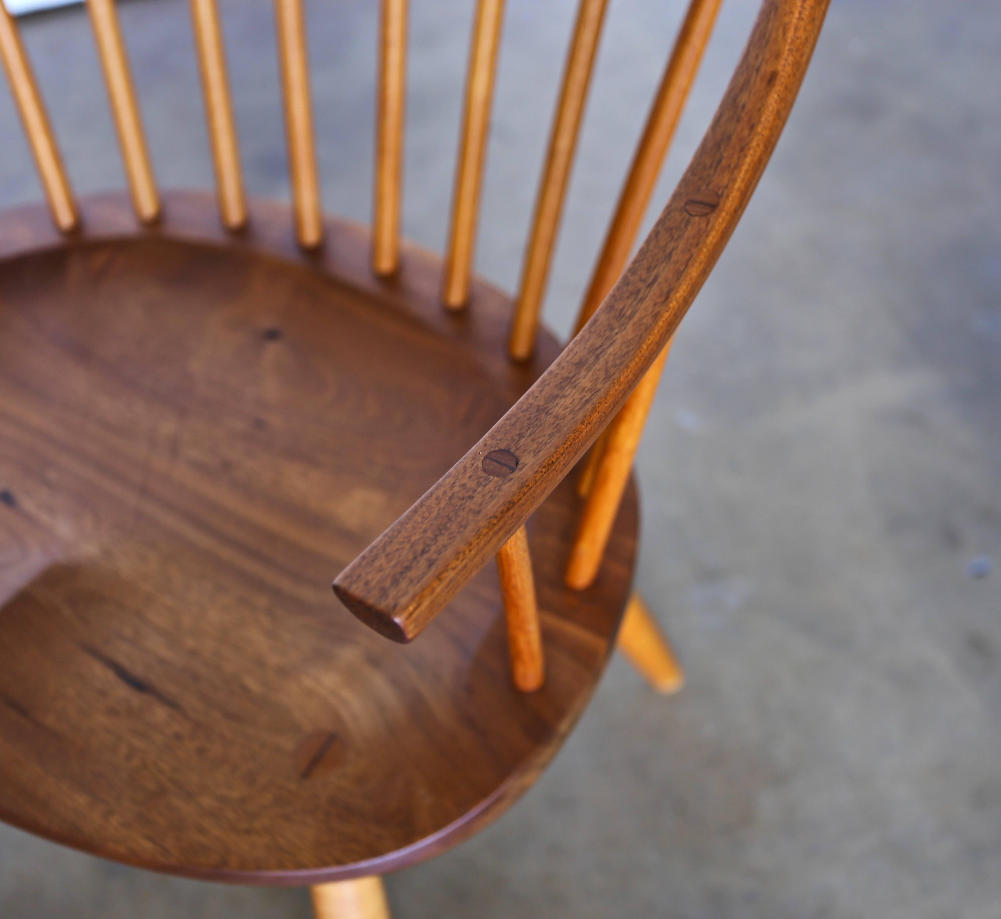 Handcrafted Continuous Armchair by John Onstine For Sale at 1stDibs