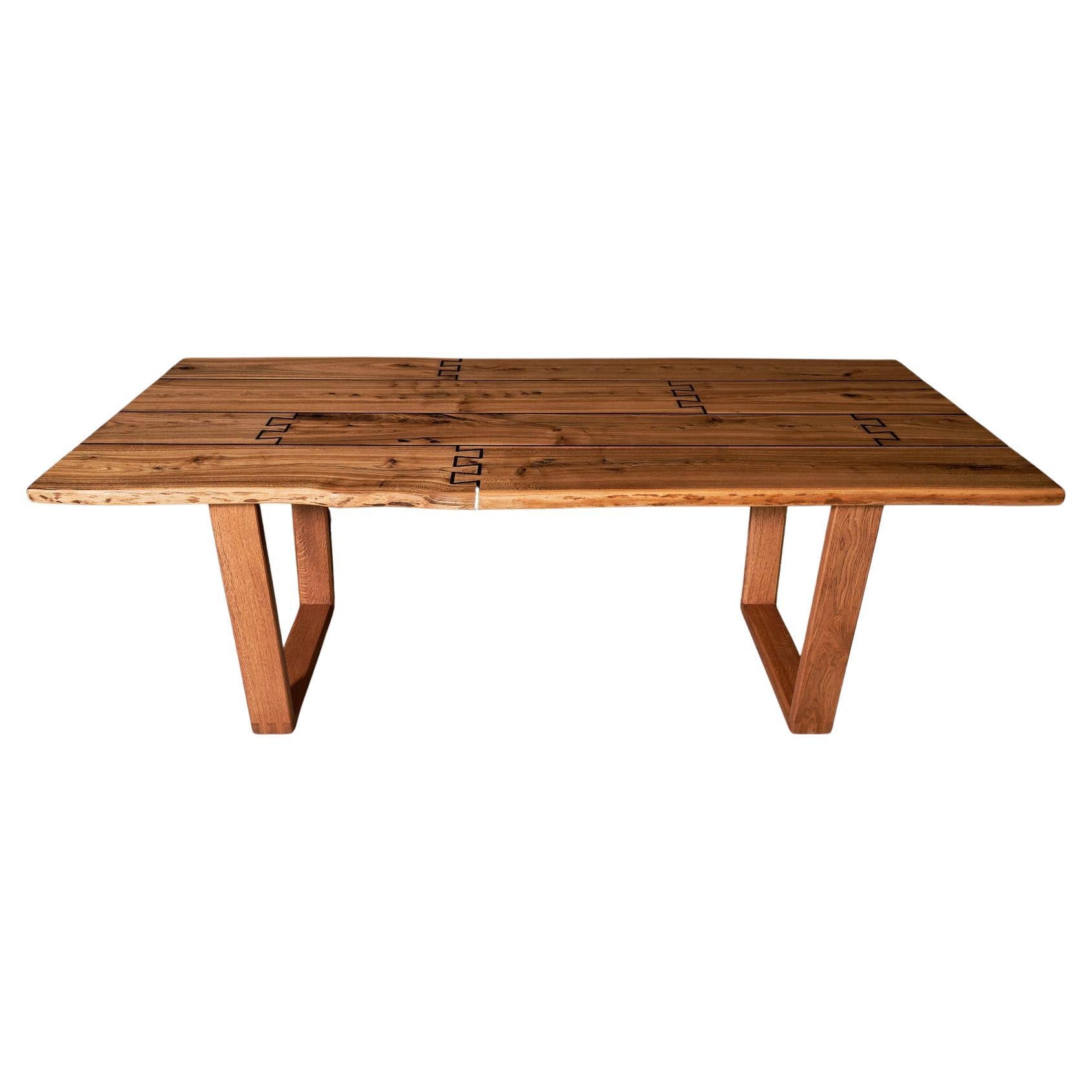 Handcrafted Dining Table from Solid Walnut with "Dovetail" Joint For ...
