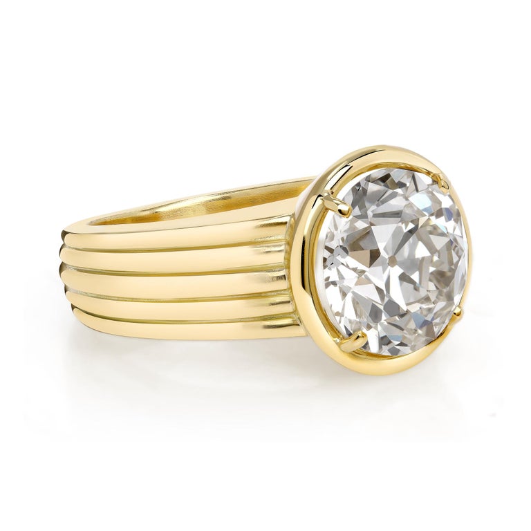 Handcrafted Eleni Old European Cut Diamond Ring by Single Stone For ...