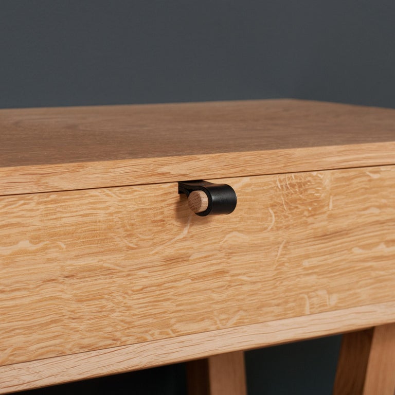 Handcrafted English Oak Console For Sale at 1stDibs