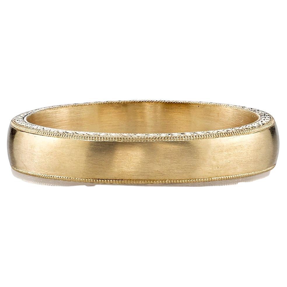 Handcrafted Natalie Band in 18K Gold by Single Stone For Sale at 1stDibs