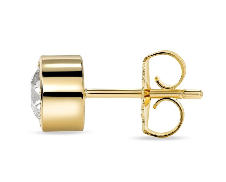Handcrafted Gabby Old European Cut Diamond Stud Earrings by Single ...