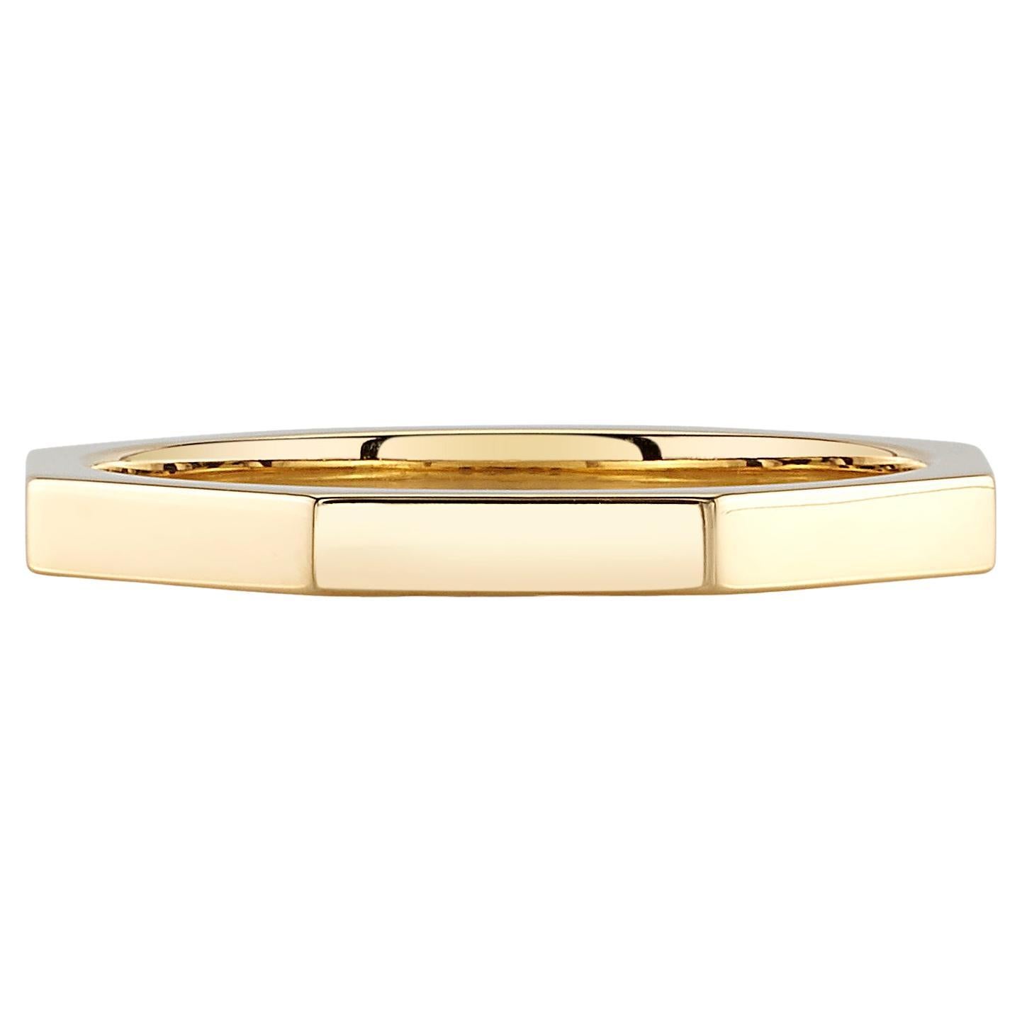 Customizable Handcrafted Jacqueline Small Octagonal 18K Gold Band by ...