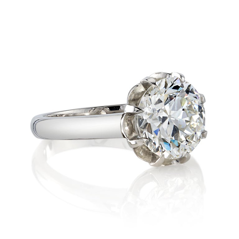 Handcrafted Jolene Old European Cut Diamond Ring by Single Stone For ...
