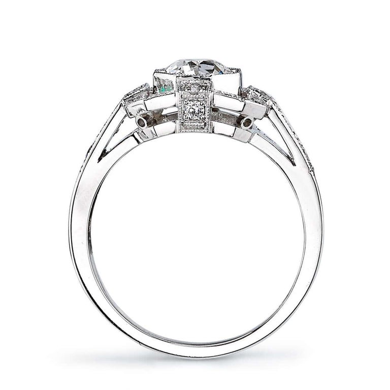 Handcrafted Katie Old European Cut Diamond Ring by Single Stone For ...