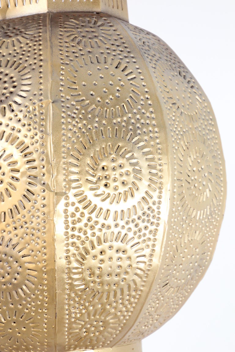 Handcrafted Moroccan Gilt Metal Pendant, North Africa For Sale at ...