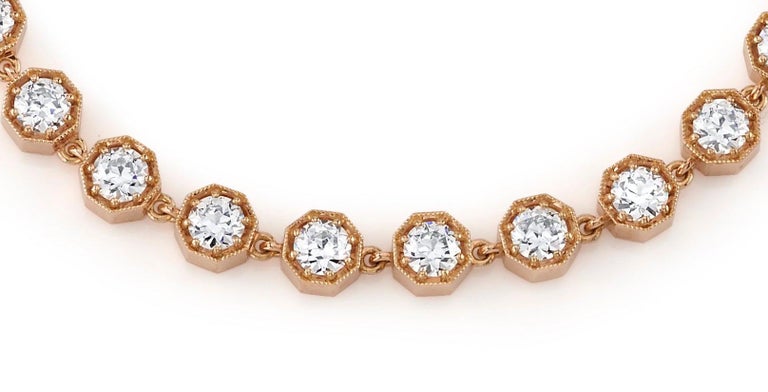 Handcrafted Small Gemma Diamond Bracelet by Single Stone For Sale at ...