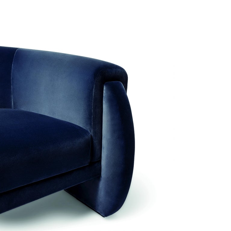 Handcrafted Sofa with Architectural Silhouette and High Resistance ...