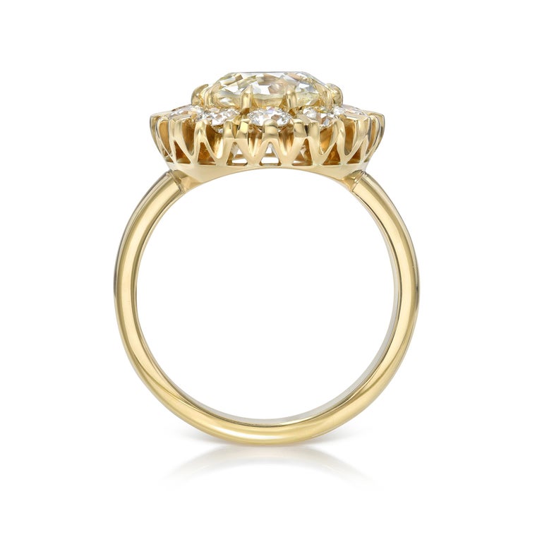 Handcrafted Talia Old European Cut Diamond Ring by Single Stone For ...