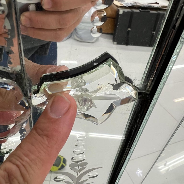 Handcrafted Venetian Full-Length Floor Mirror Extravagant Etched ...