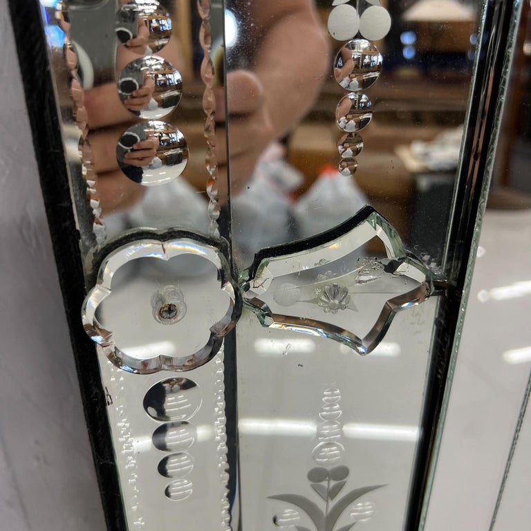 Handcrafted Venetian Full-Length Floor Mirror Extravagant Etched ...