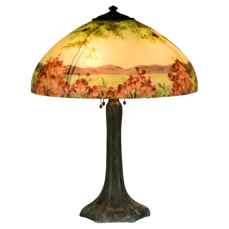 Handel Landscape Table Lamp at 1stDibs